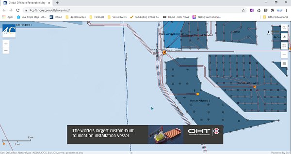 Exploring 4C Offshore map layers