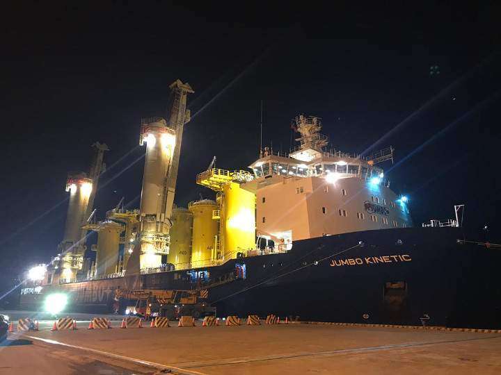 Jumbo completes "jumbo" TP shipments | 4C Offshore News
