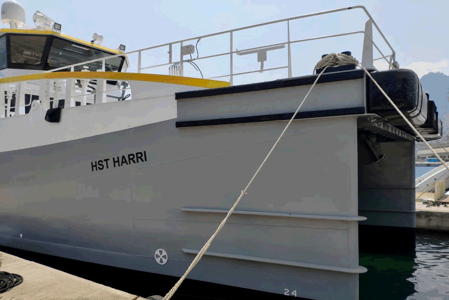 HST Harri preps for sea trials TGS 4C | 4C Offshore News