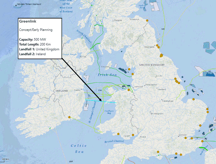 Planning applications submitted for 500MW Greenlink interconnector TGS ...