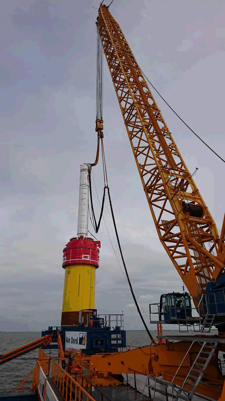 Piling progress at Wind in Lake project | 4C Offshore News