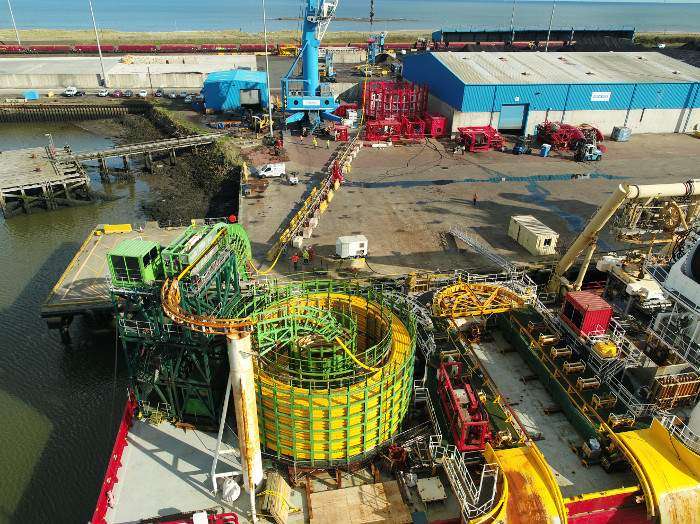 New cable carousel for Global Offshore in Blyth | 4C Offshore News