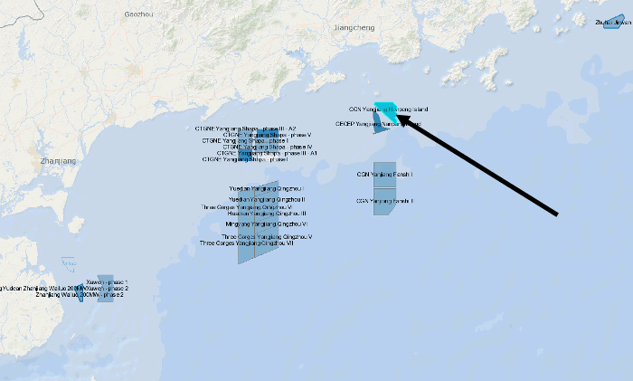 Turbine completion reached at 400 MW Yangjiang Nanpeng wind farm TGS 4C ...