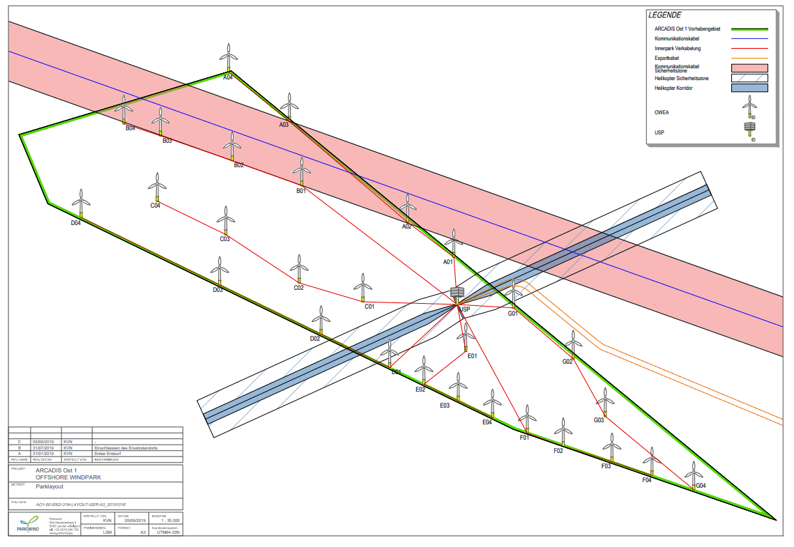 Parkwind gets Arcadis Ost permit approval | 4C Offshore News