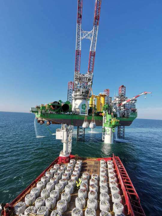 First drilled monopile in at Saint-Nazaire | 4C Offshore News