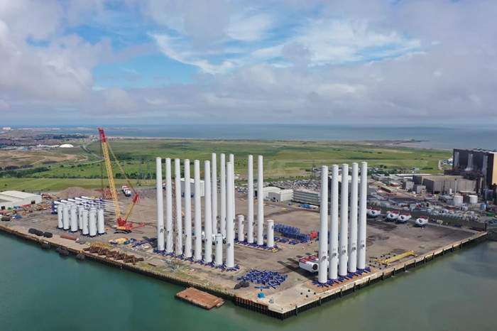 Seagreen turbine marshalling underway at Able Seaton | 4C Offshore News