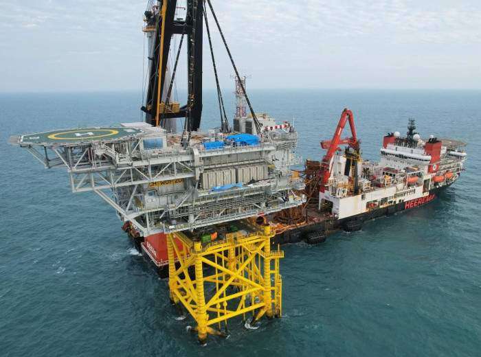 Substation topsides installed at Greater Changhua 1&2a | 4C Offshore News