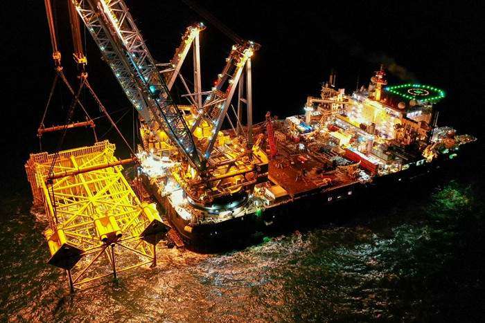 Seagreen substation jacket installed | 4C Offshore News