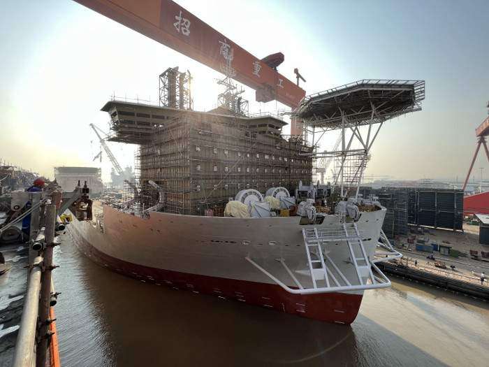 Jan De Nul celebrate launch of 'Next-Gen' installation vessel | 4C ...