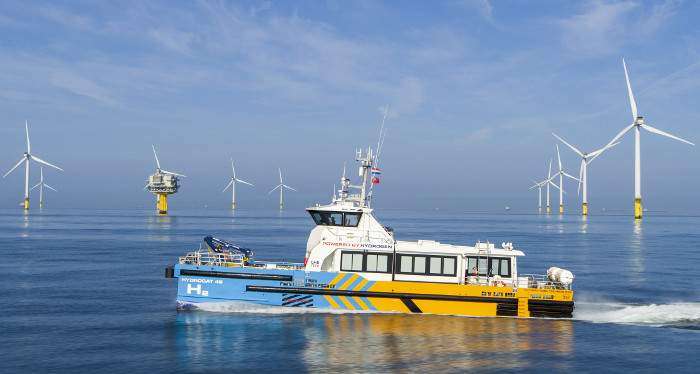 Windcat Workboats & CMB.TECH unveil hydrogen-powered CTV | 4C Offshore News