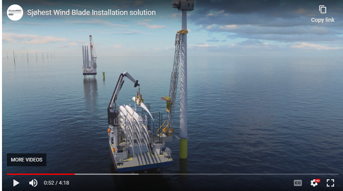 GustoMSC and NOV unveil Sjøhest wind blade installation solution | 4C ...