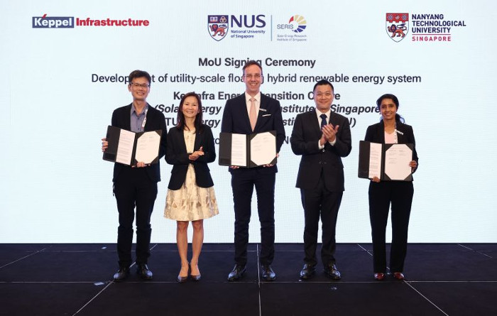 Keppel, NUS, and NTU to develop utility-scale floating hybrid energy ...