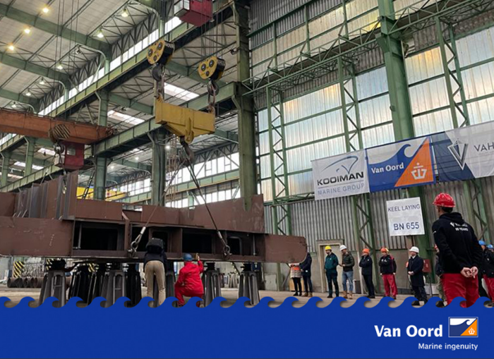 Keel laid for Van Oord's new installation vessel TGS 4C | 4C Offshore News