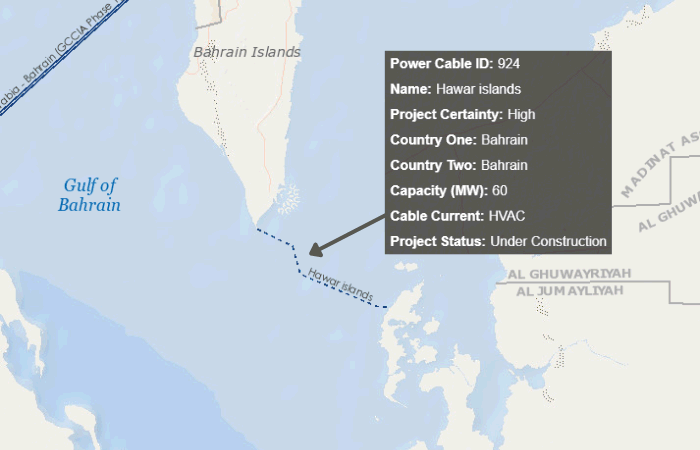 Bahrain Mainland & Hawar Islands Now Connected Thanks To ESB TGS 4C ...