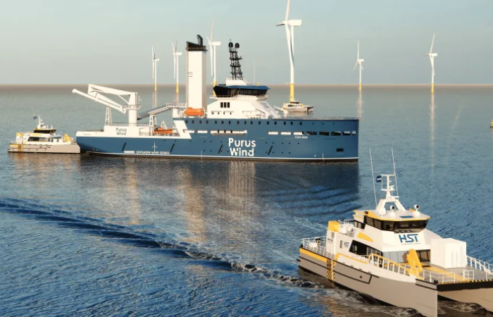 Wind and deliver: Damen Shipyards and Purus Wind to build eight new ...