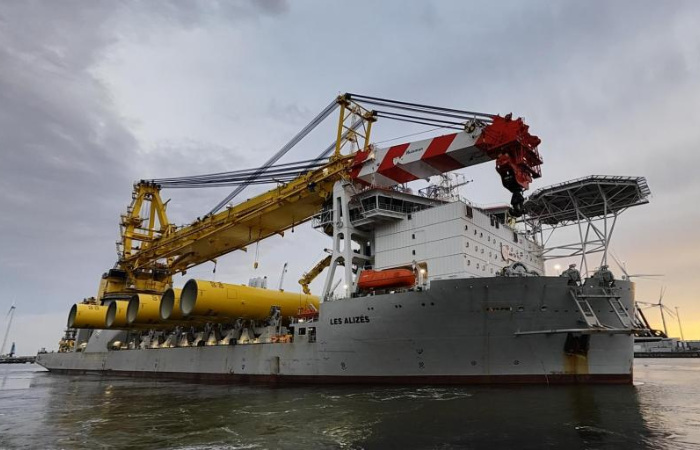 Les Alizés sets sail for German North Sea | 4C Offshore News