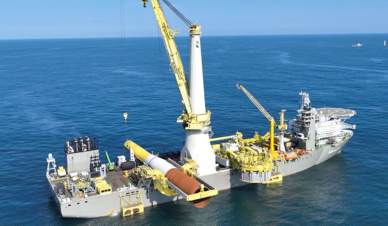 Osbit delivers monopile upending hinge to Boskalis | 4C Offshore News
