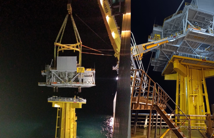 Moray West substation platform installed TGS 4C | 4C Offshore News