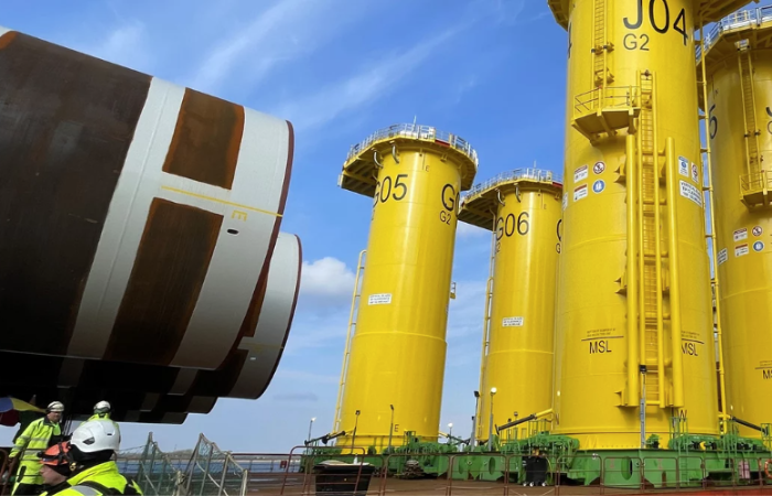 First transition piece load out for Coastal Virginia Offshore Wind ...