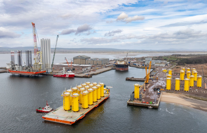 Port of Nigg completes first phase of the Moray West Offshore Wind Farm ...