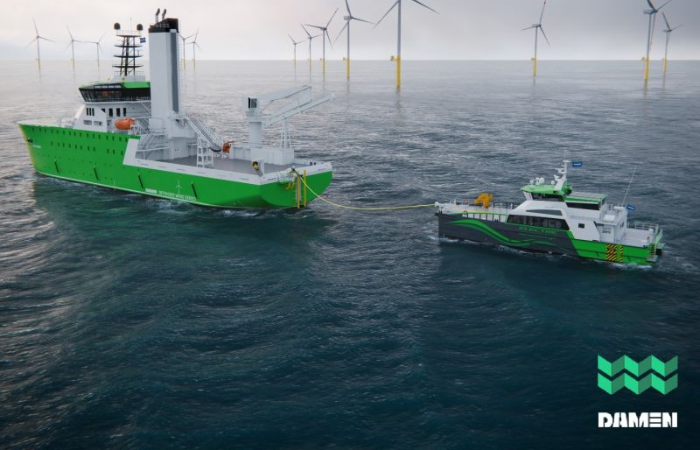 Damen Shipyards unveils innovative offshore charging solution for ...