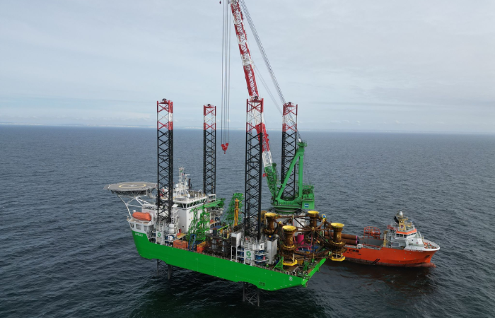 DEME Group's offshore installation vessel 'Apollo' arrives at Dieppe le Tréport wind farm | 4C ...