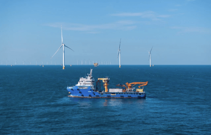 Taurus submarine cable laying robot completes offshore wind power ...