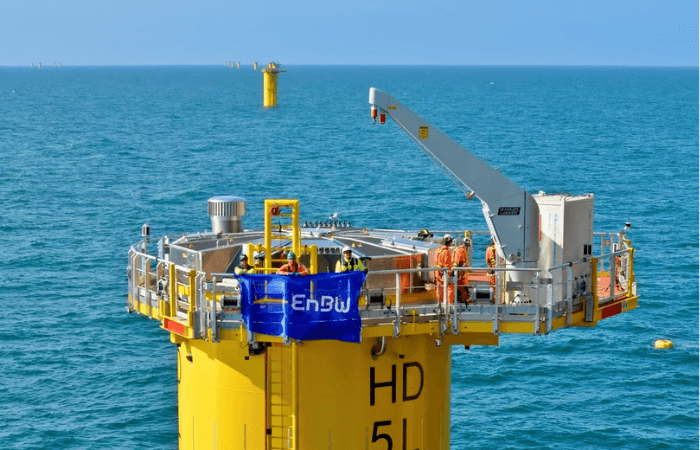 Germany’s largest offshore wind farm reaches major construction ...