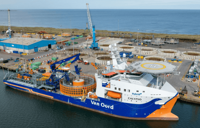 Van Oord's new cable-laying vessel "Calypso" set for debut at UK wind ...