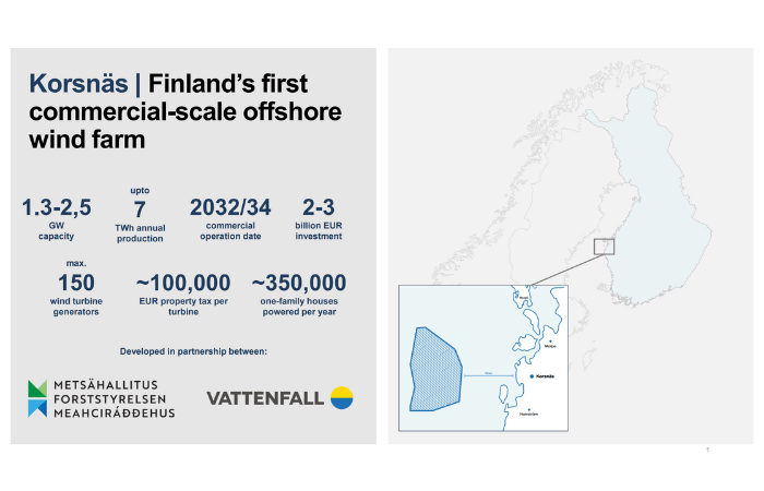 Finland begins work on first large-scale offshore wind farm TGS 4C | 4C ...