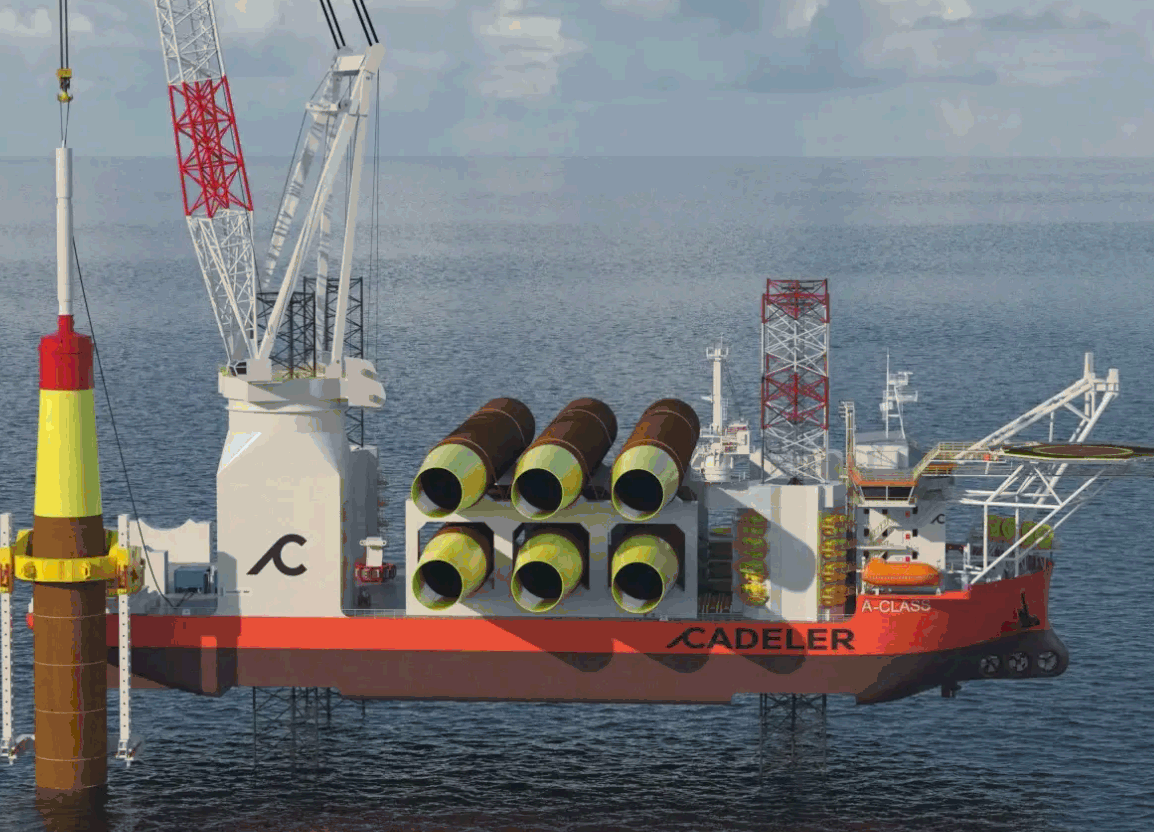 Glamox to light giant wind turbine installation vessel for Cadeler | 4C ...