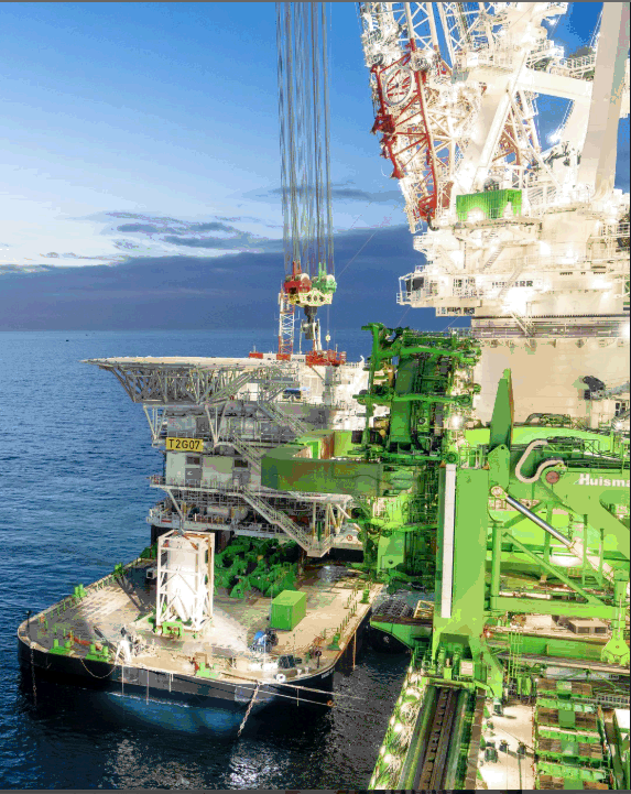 The first of three offshore substations for Coastal Virginia Offshore ...