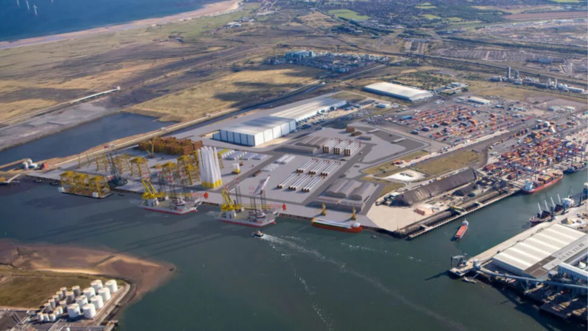 Ambitious plans unveiled for £200m offshore wind hub in northern ...