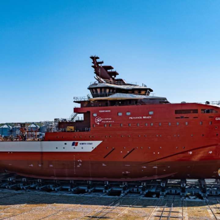 Industry's newest support vessel named and launched in special ceremony ...