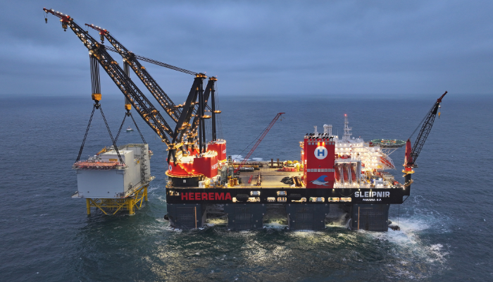 Milestone reached as final HVDC substation platform installed at Dogger ...
