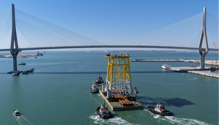 1,900-ton substation jacket ready for French offshore wind farm | 4C ...
