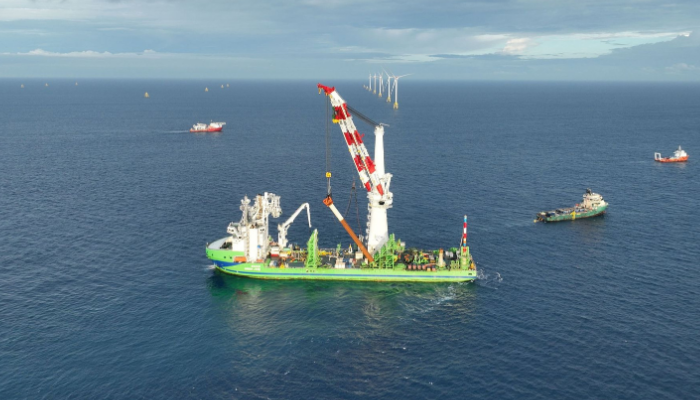 Pin pile installation completed at 1GW Taiwanese wind farm | 4C ...