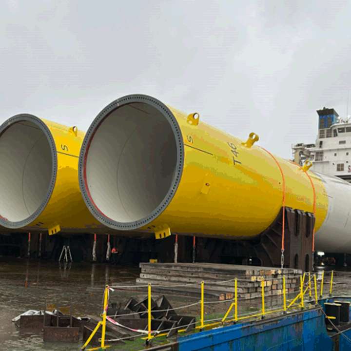 Dajin delivers last of the monopiles for Denmark’s Thor offshore wind ...