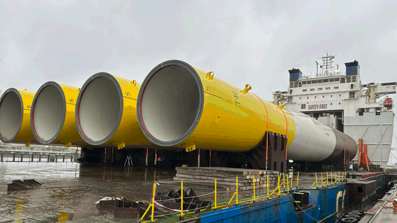 Dajin delivers last of the monopiles for Denmark’s Thor offshore wind ...