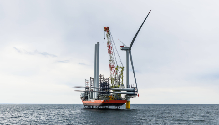 First turbine installed at 1.1GW Baltic Sea project | 4C Offshore News