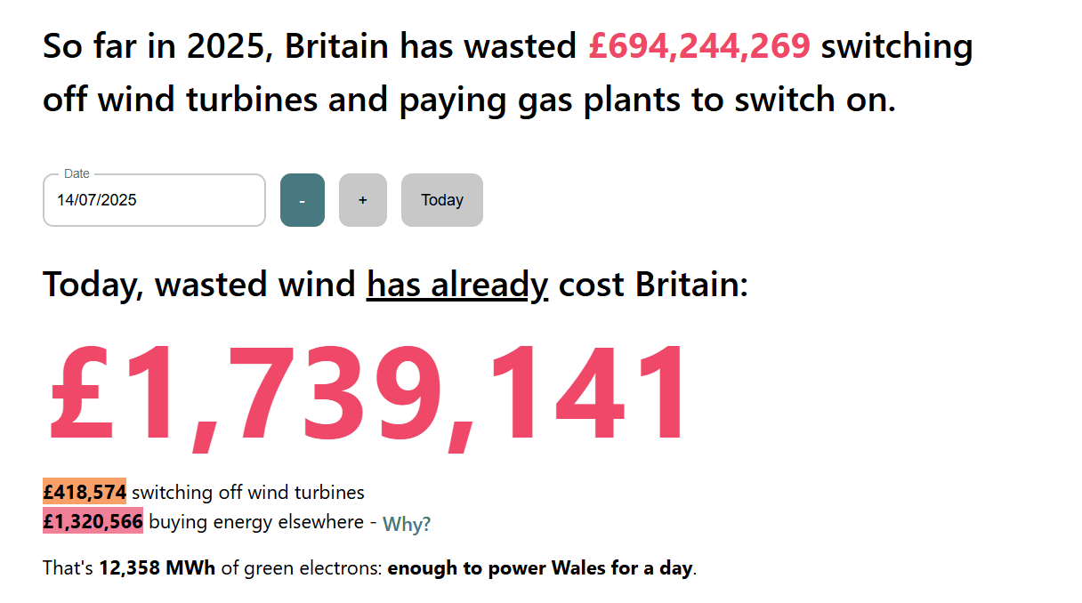 Energy firm launches 'wind waste' tracker in push for zonal pricing | 4C Offshore News