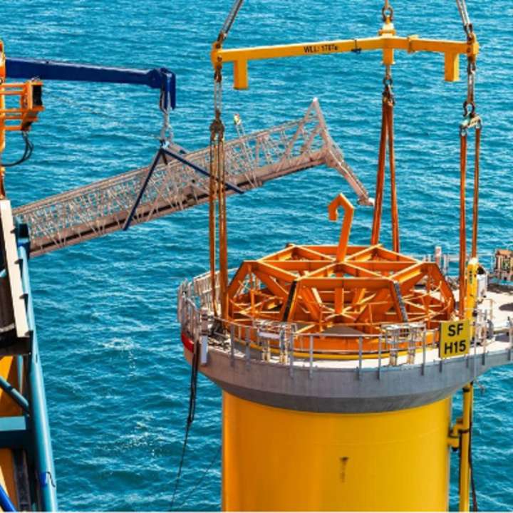 100th monopile installed at 1.4GW North Sea wind farm | 4C Offshore News