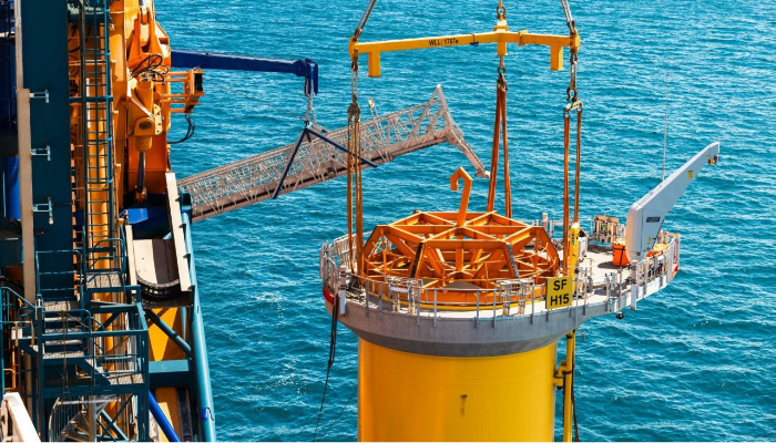 100th monopile installed at 1.4GW North Sea wind farm | 4C Offshore News