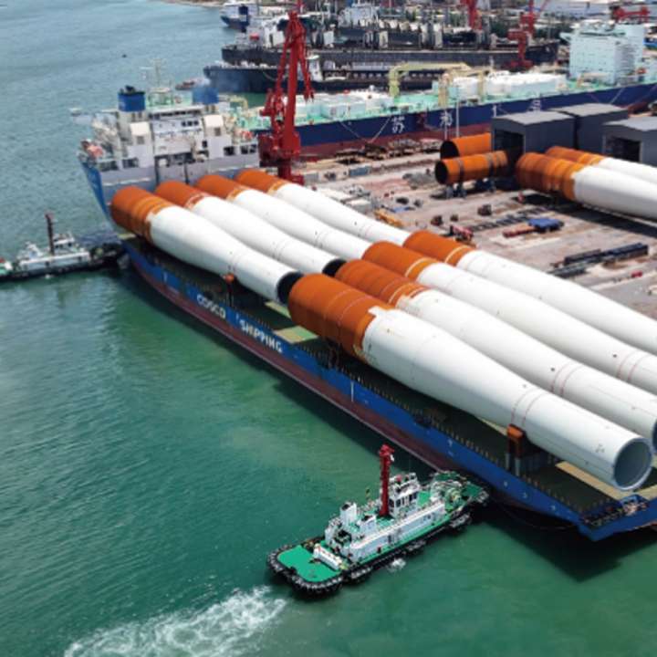 First of many XXL monopiles en route to Scottish wind farm | 4C ...