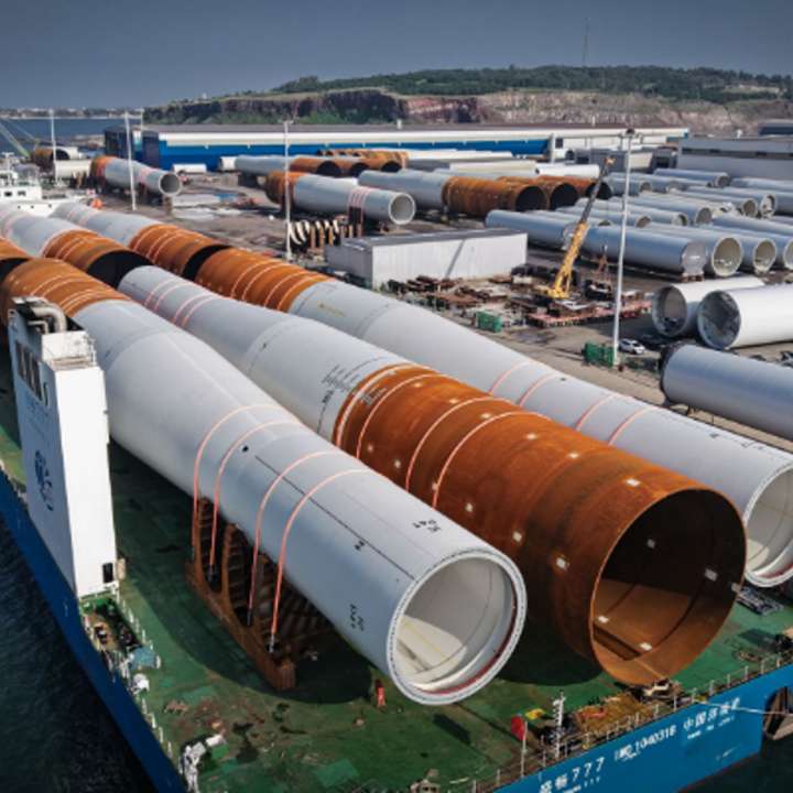 First batch of Daijin-made monopiles set sail for Scotland TGS 4C | 4C ...