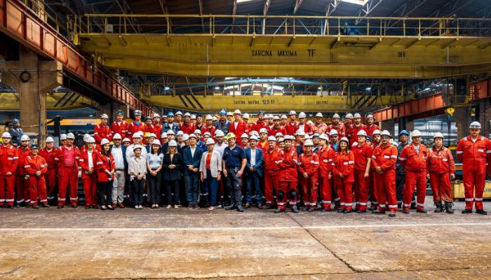 Steel-cutting ceremony held for offshore construction vessel | 4C ...