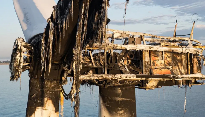 Damaged offshore wind turbine to be removed two years after fire TGS 4C ...