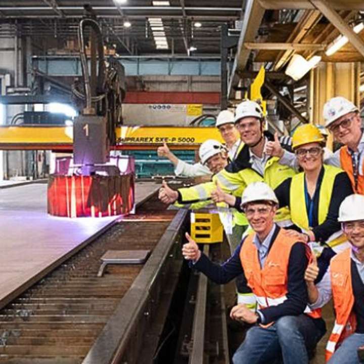First steel cut for TenneT’s new offshore grid connection | 4C Offshore ...