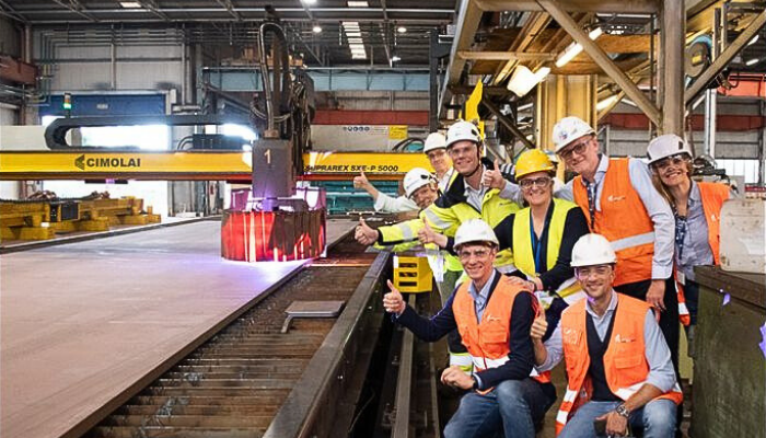 First steel cut for TenneT’s new offshore grid connection | 4C Offshore ...