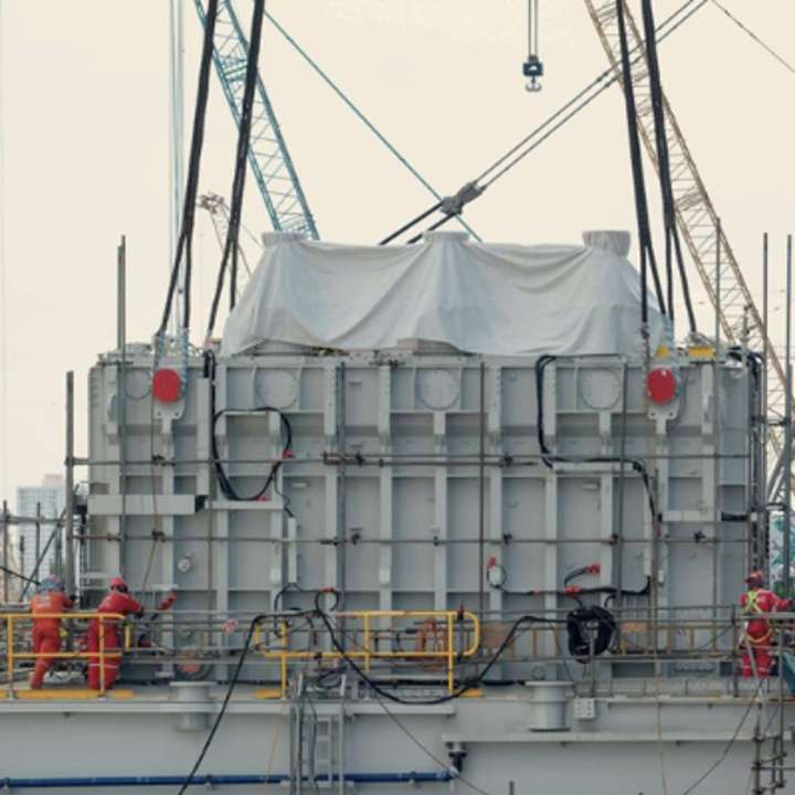 First transformer installed at Baltica 2 offshore substation TGS 4C ...